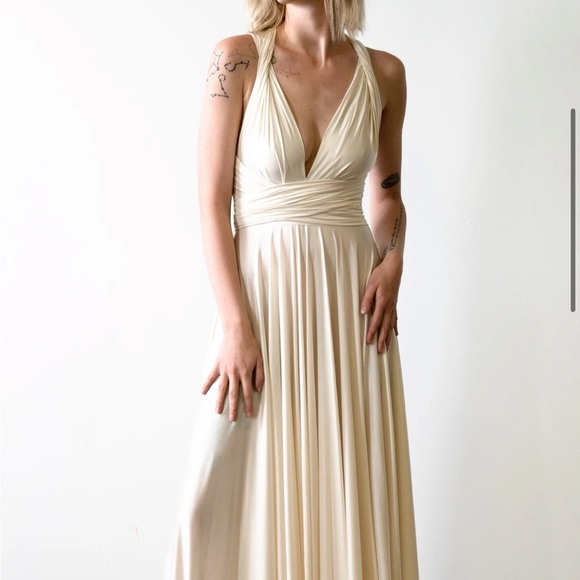 Nadia Tarr | Dresses | Ooak Butter By Nadia Tarr Exclusive Gold Wrap ...